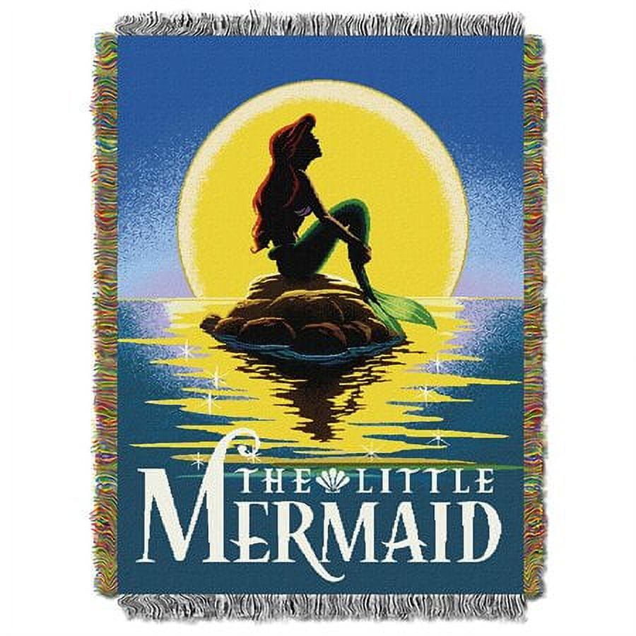Ariel Little Mermaid Poster Woven Tapestry Throw (48inx60in) - Walmart.com