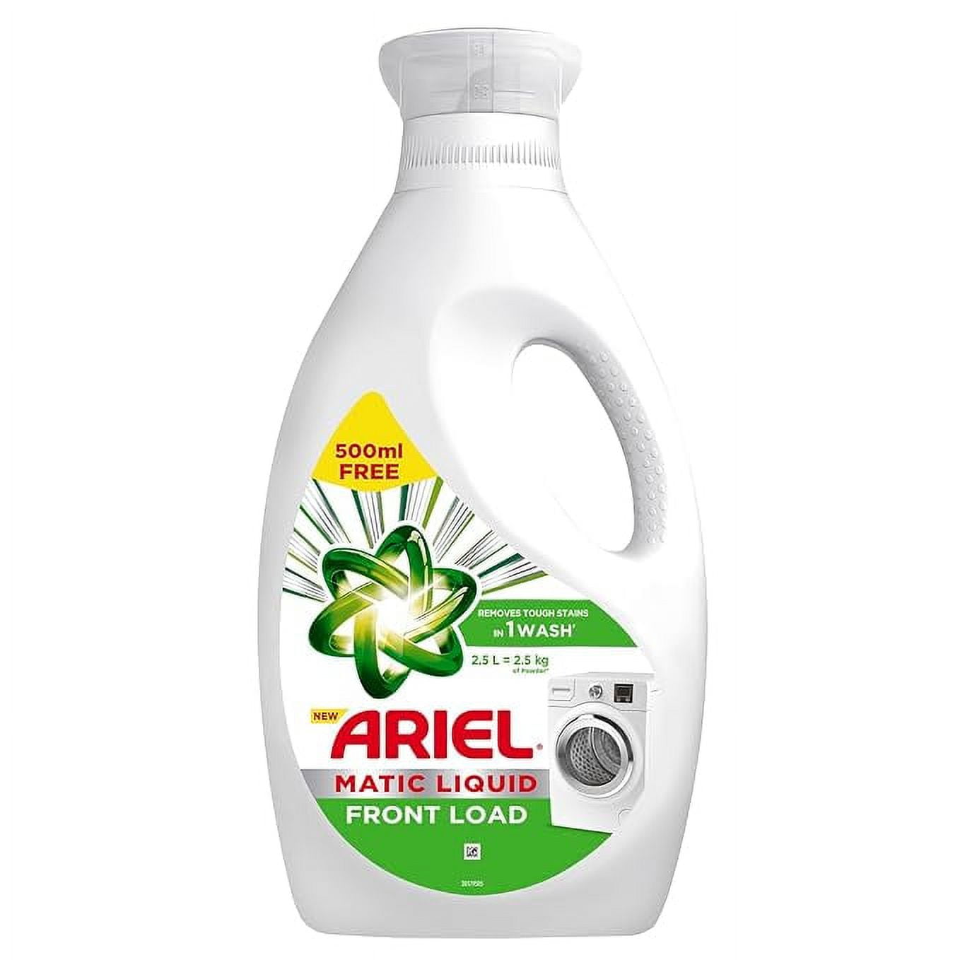 Ariel Matic Liquid Detergent Front Load 2 Ltr + 500ml Free - Walmart.com