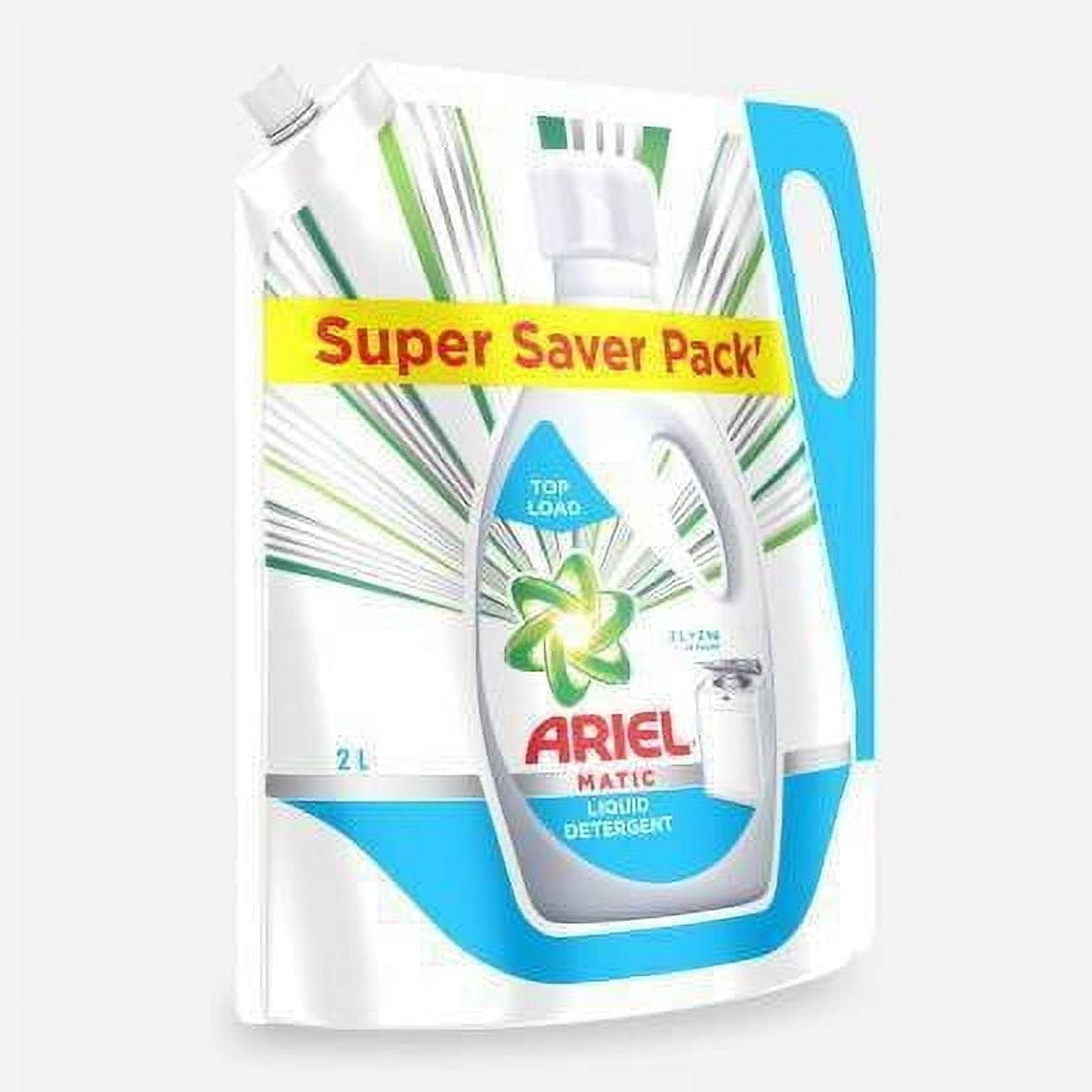 Ariel Matic Liquid Detergent Pouch, Top Load, 2 Litr - Walmart.com