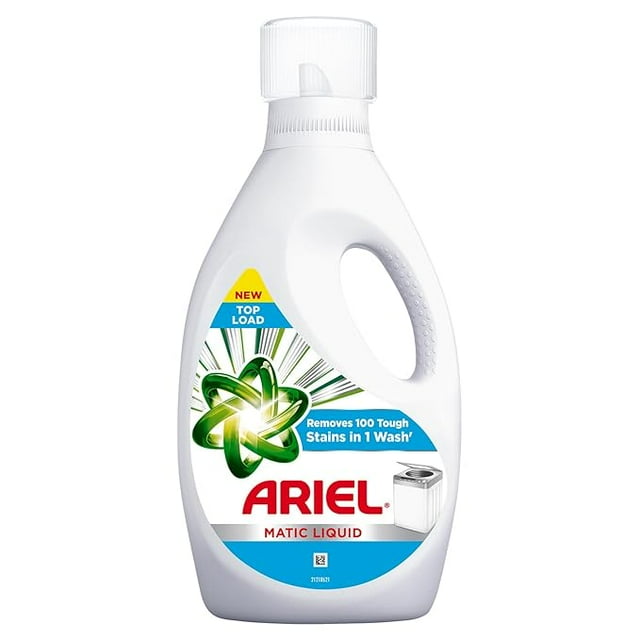Ariel Matic Liquid Detergent, Top Load, 1 Litre - Walmart Business Supplies
