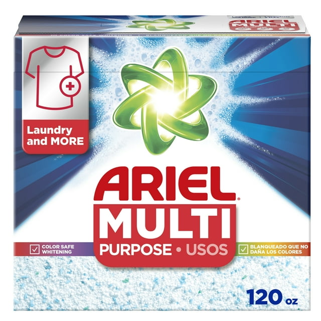 Ariel Multiuse Powder Detergent - Fabric cleaning supplies - Walmart ...