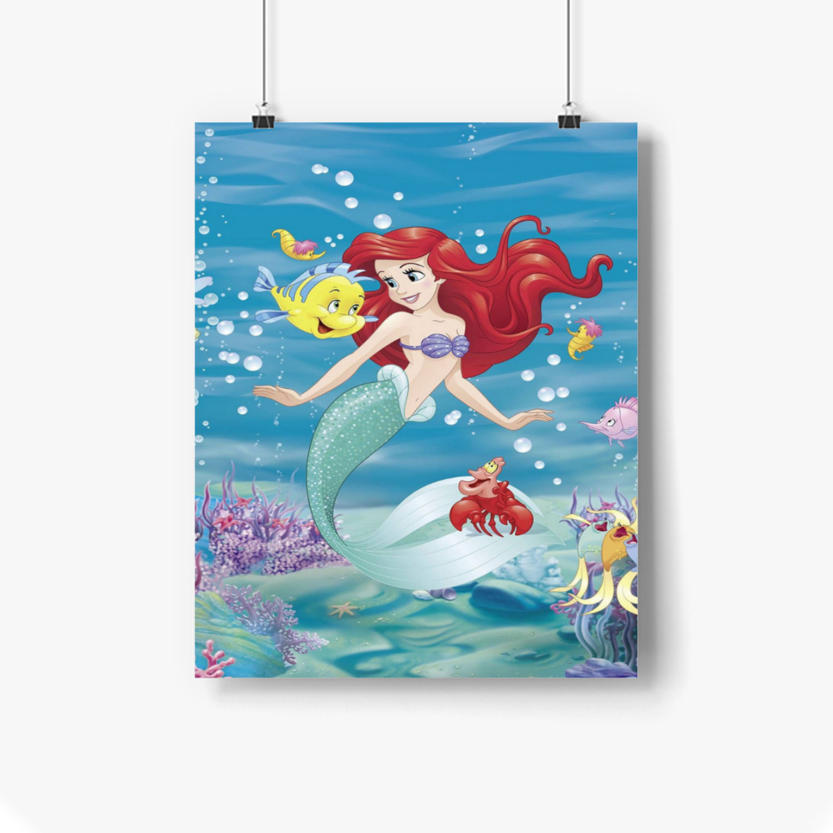 Ariel Poster Holiday Bedroom Decor Prints Living Room Office Decor ...