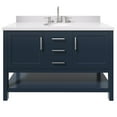 Ariel R055SWQOVOMNB Bayhill 54" Free Standing Single Basin Vanity Set ...