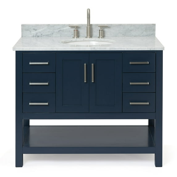 Ariel S043scw2ovo Magnolia 42" Free Standing Single Basin Vanity Set ...