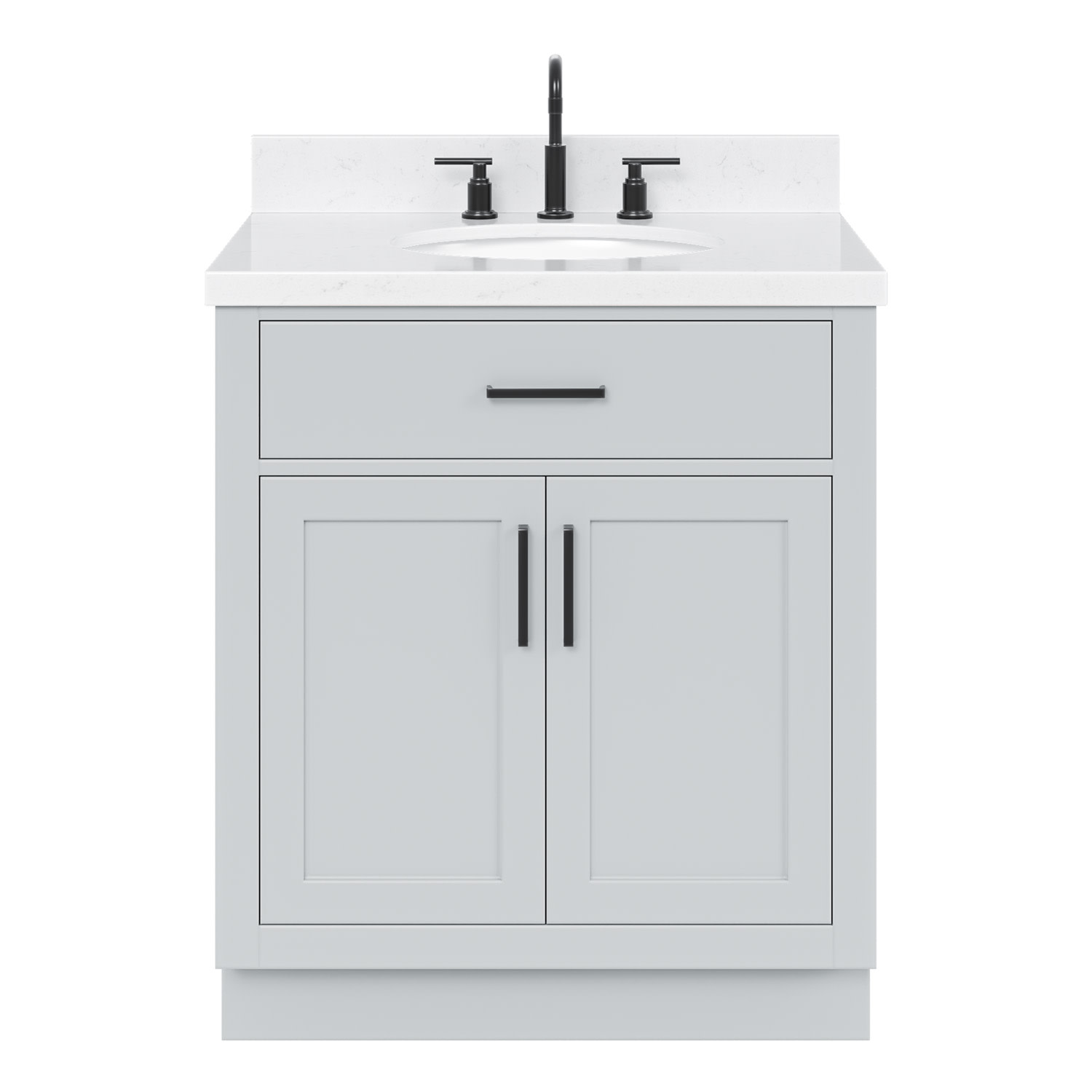 Ariel T030scqovo Hepburn 30" Free Standing Single Basin Vanity Set ...