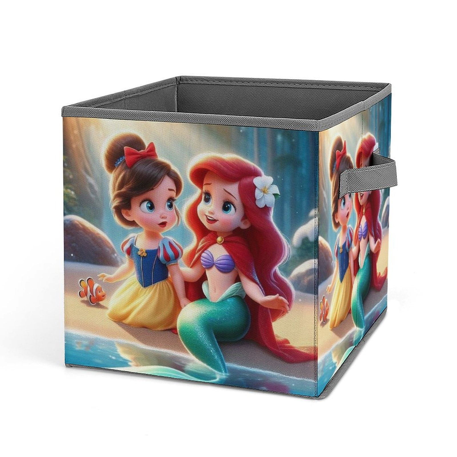 Ariel The Little Mermaid (1) Anime Cartoon Storage Basket Collapsible ...