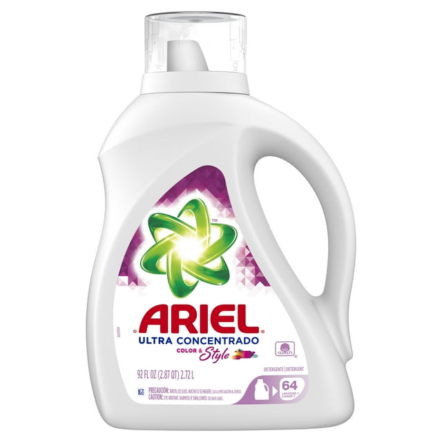 Ariel Ultra Concentrated Liquid Laundry Detergent, 92 fl oz, 64 Loads ...