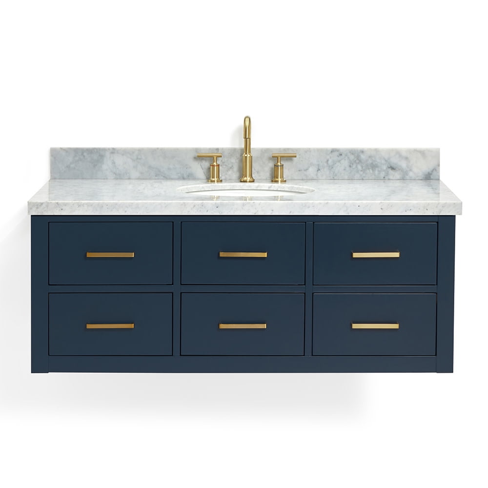Ariel W049scwovo Hutton 48" Wall Mounted Single Basin Vanity Set ...