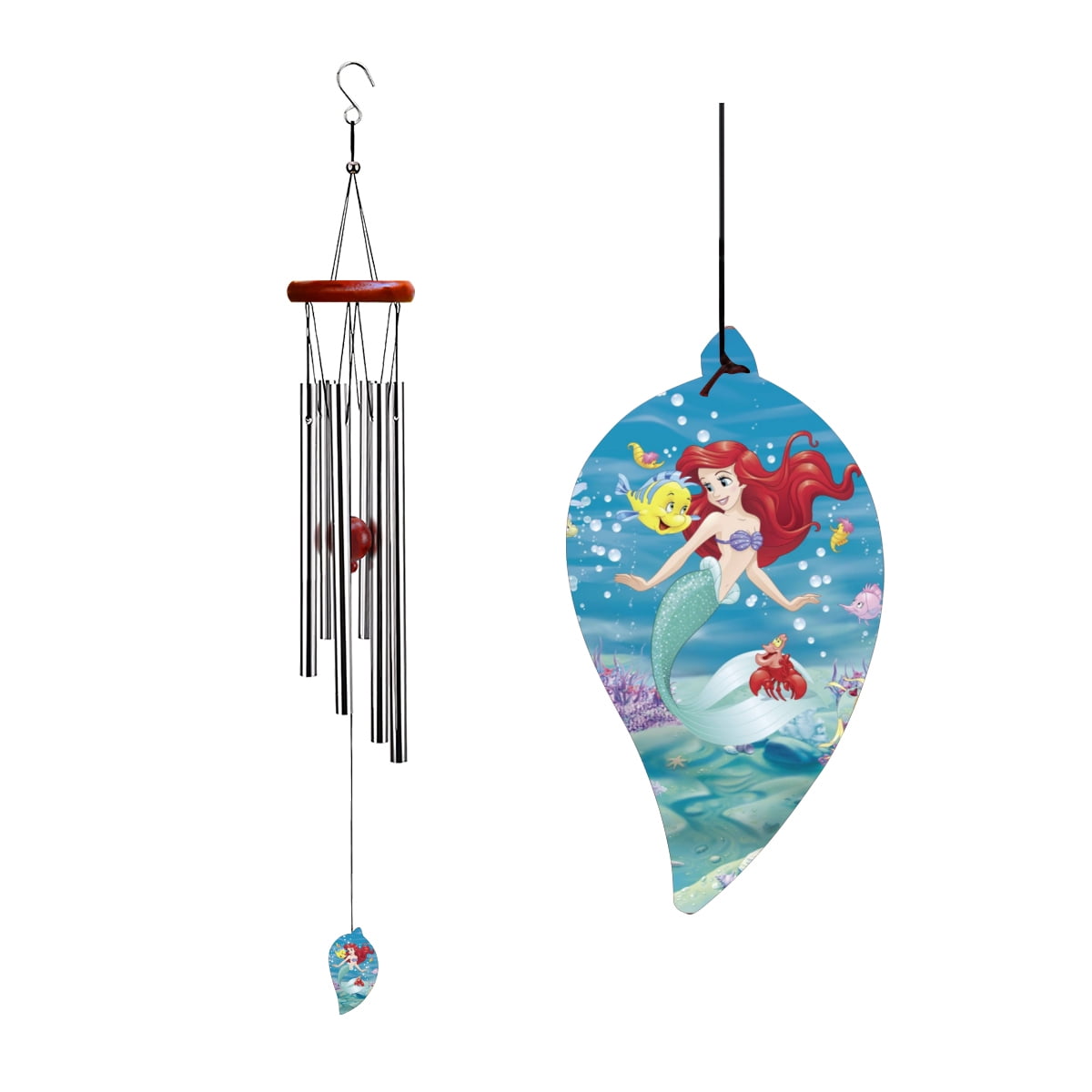 Ariel Wind Chimes, Outdoor Wind Chimes, Outdoor Decor for Patio, Porch and Garden, Memorial and ...