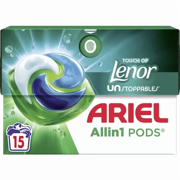 Ariel laundry pods Touch of Lenor 1 box/ 15 loads - Walmart.com