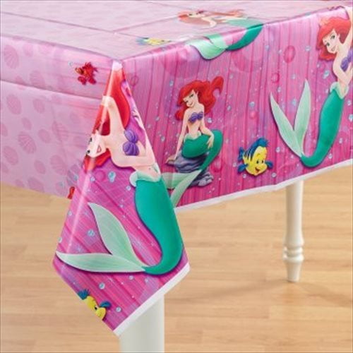 Ariel the Little Mermaid Plastic Table Cover (1ct) - Walmart.com