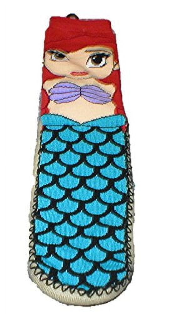 Ariel the Mermaid Ladies Slipper Socks (5-7.5) - Walmart.com