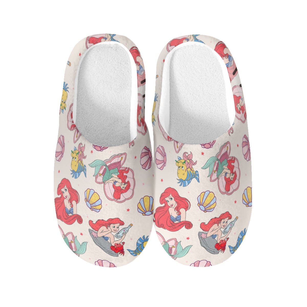 Ariel Women's and Men's Casual Home Slippers Cotton Flannel Slippers ...