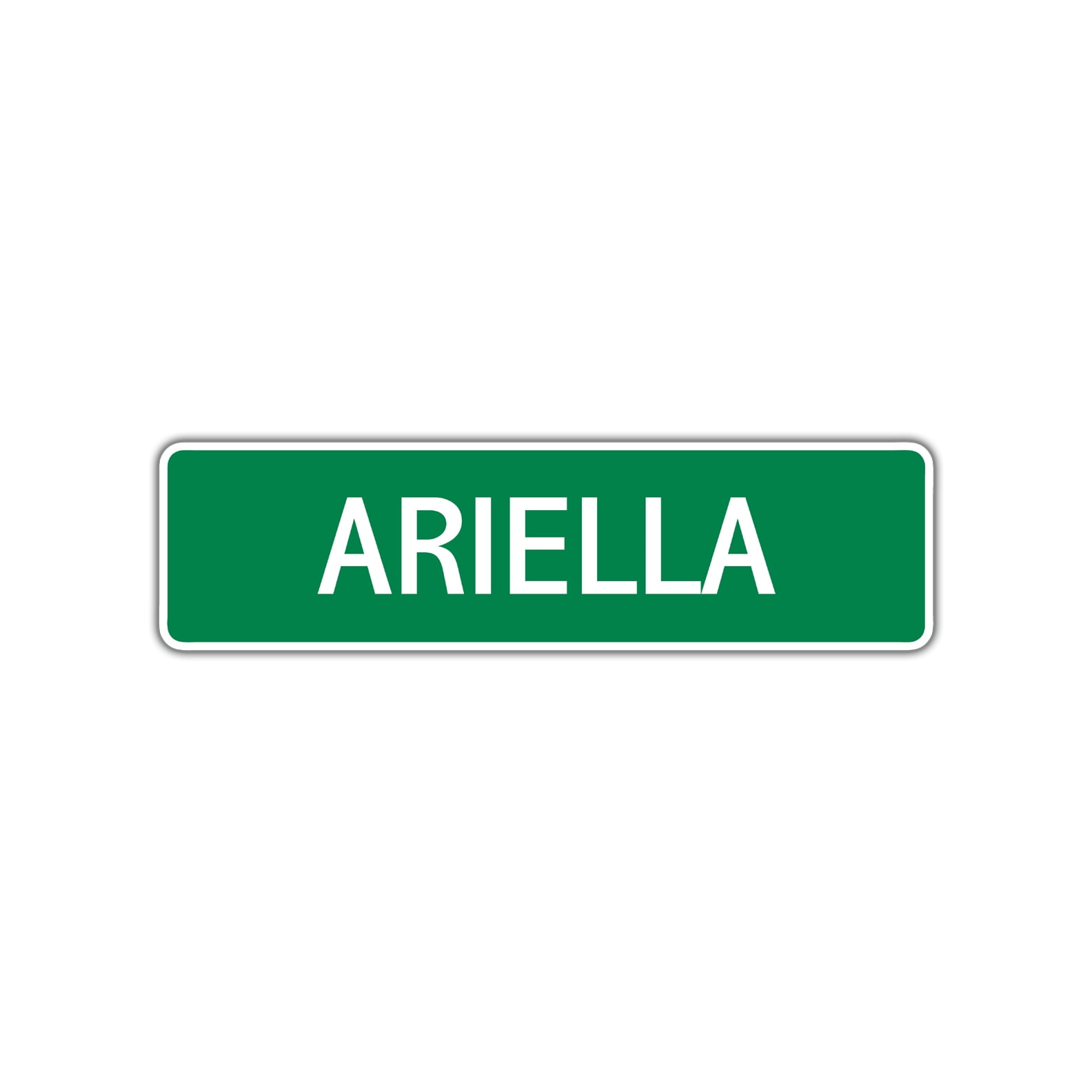 Ariella Girls Children Name Letter Printed Label Novelty Kids Indoor ...