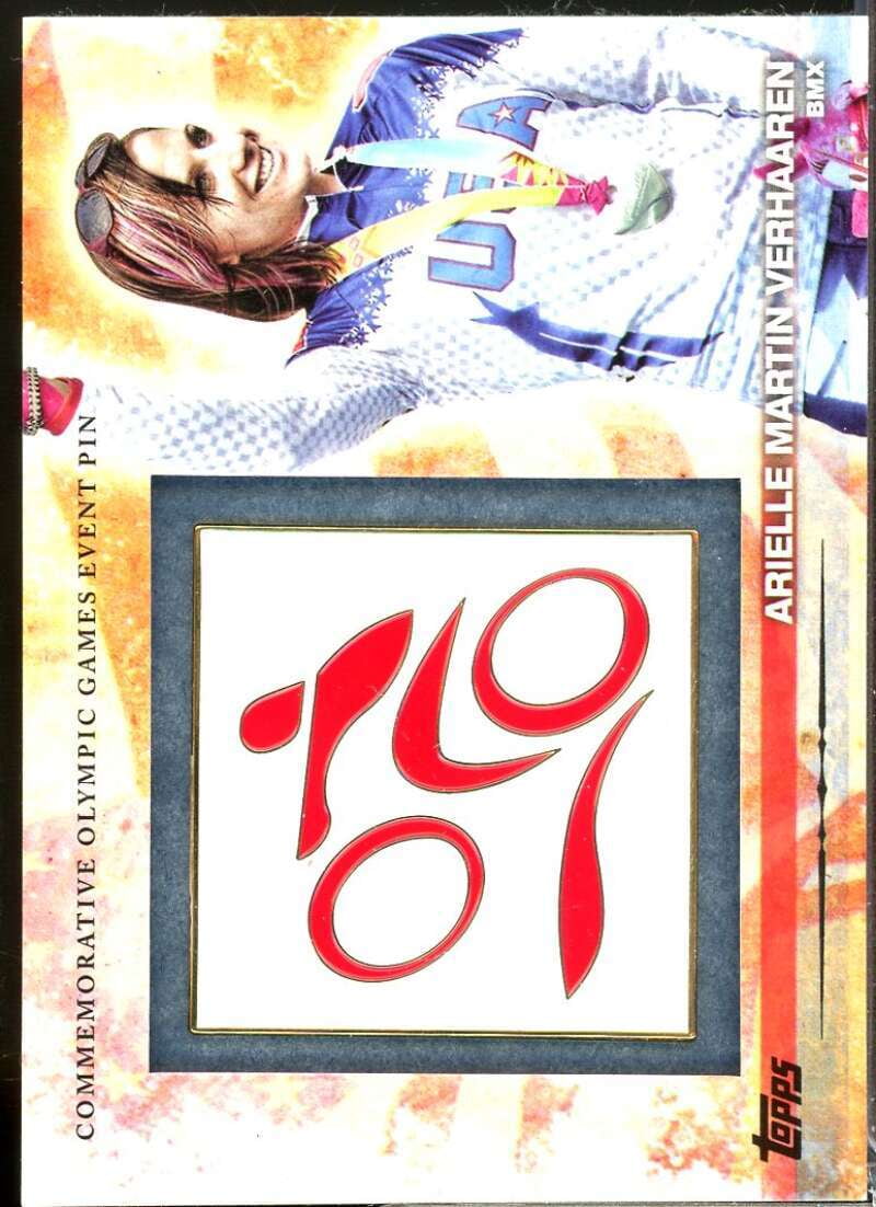 Arielle Martin Verhaaren Card 2012 Topps U.S. Olympic Team Event Pins # ...