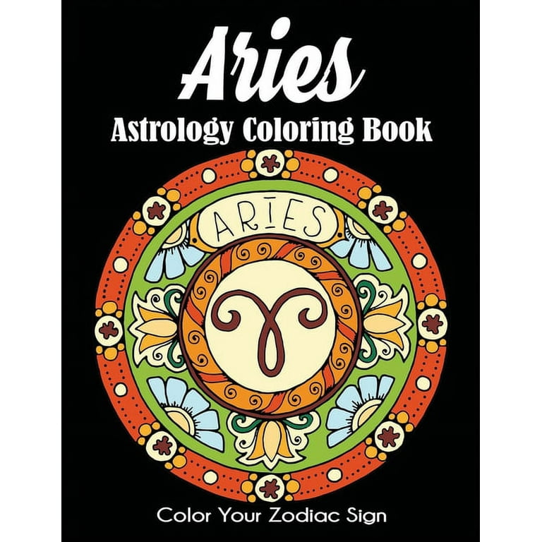 aries sign coloring pages