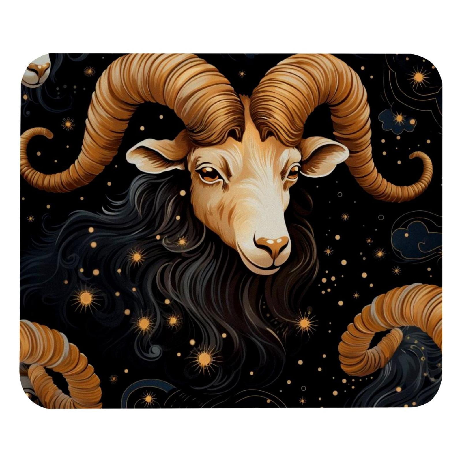 Aries Constellation 8.3x9.8 Inch Square Gaming Mouse Pad with Non-Slip ...