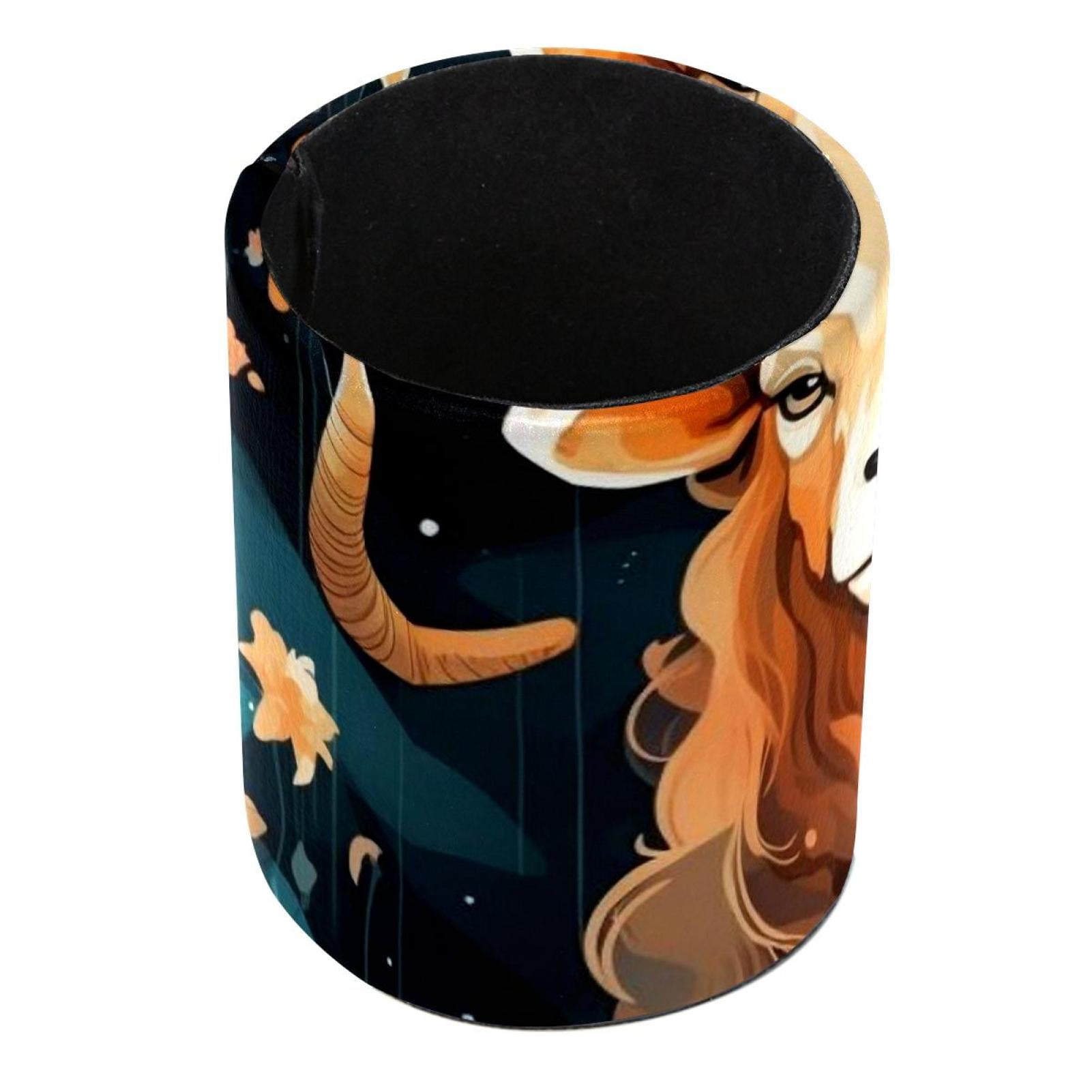 Aries Constellation Elegant Brush Holder Cylinder Pen Holder Pencil ...