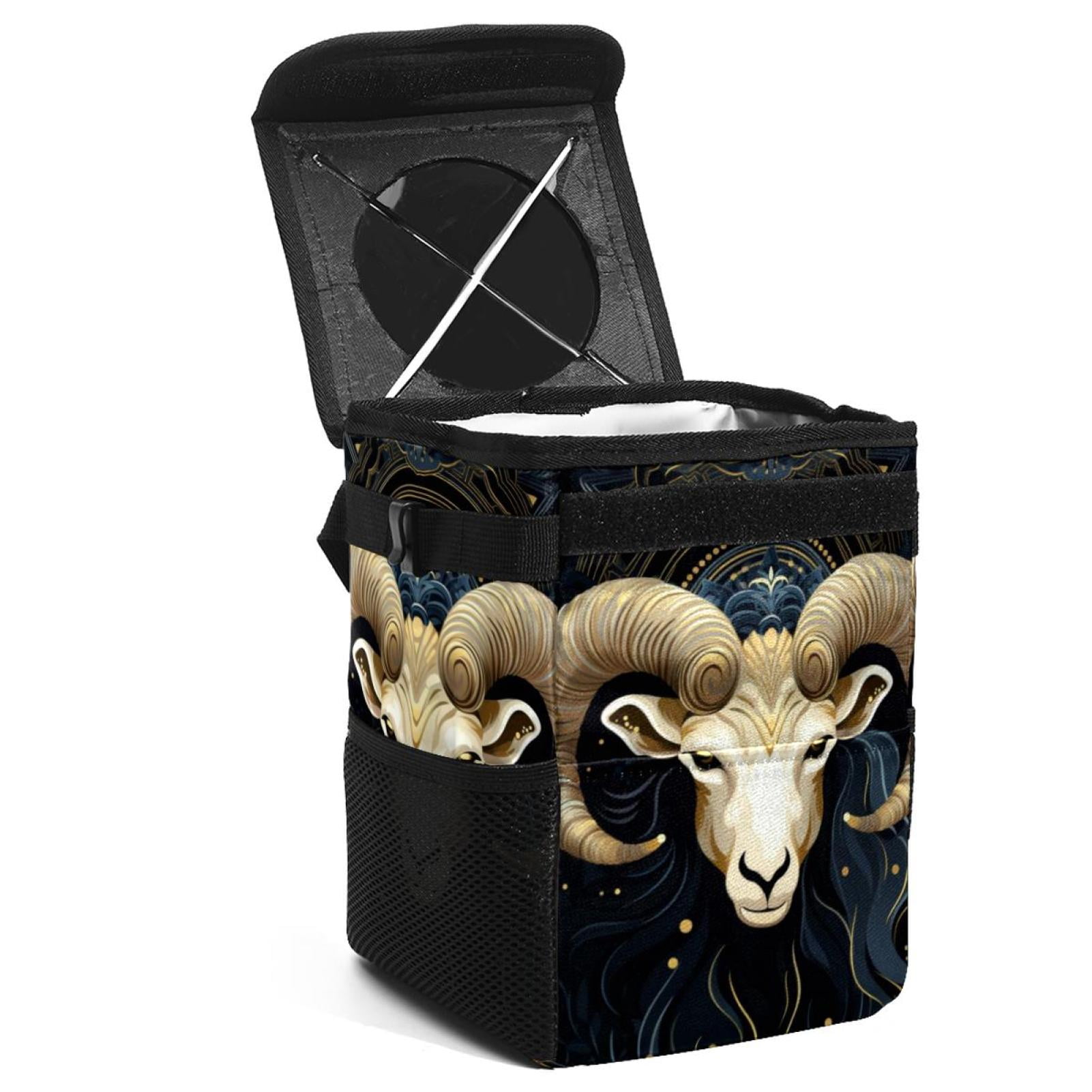 Aries Constellation Foldable Car Garbage Can Trash Can for Car, with ...