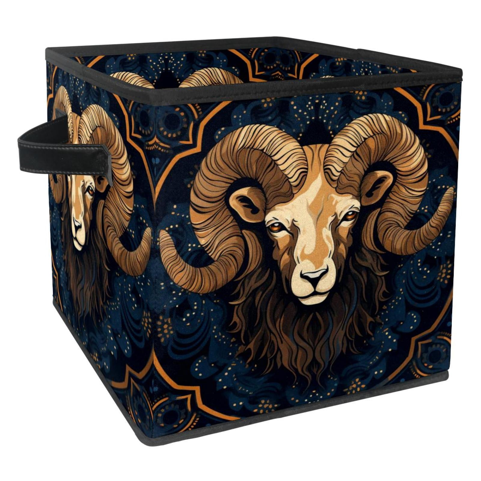 Aries Constellation Foldable Clothes Storage Bin Cube Organizer with ...
