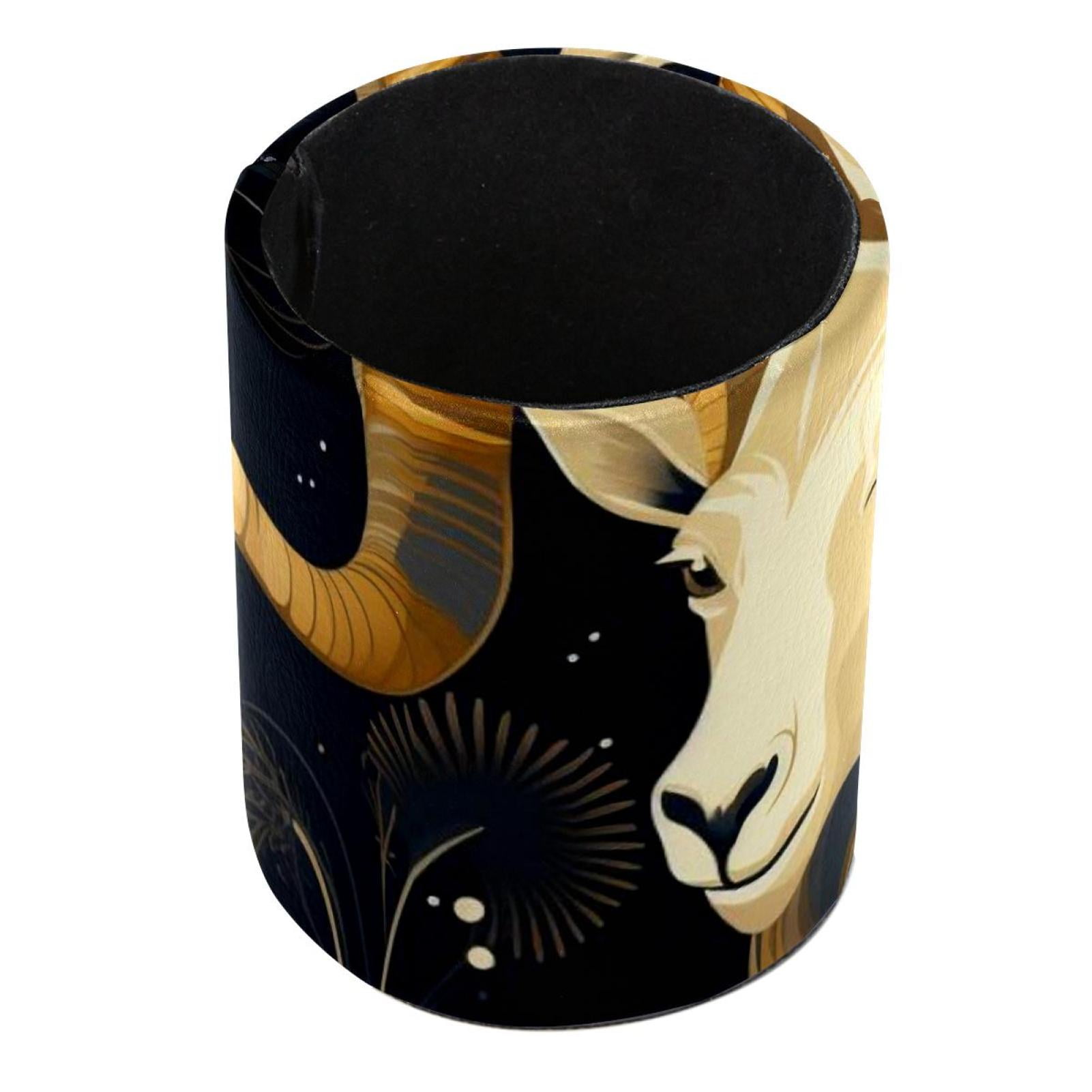 Aries Constellation PVC Leather Cylinder Pen Holder Pencil Organizer 3 ...