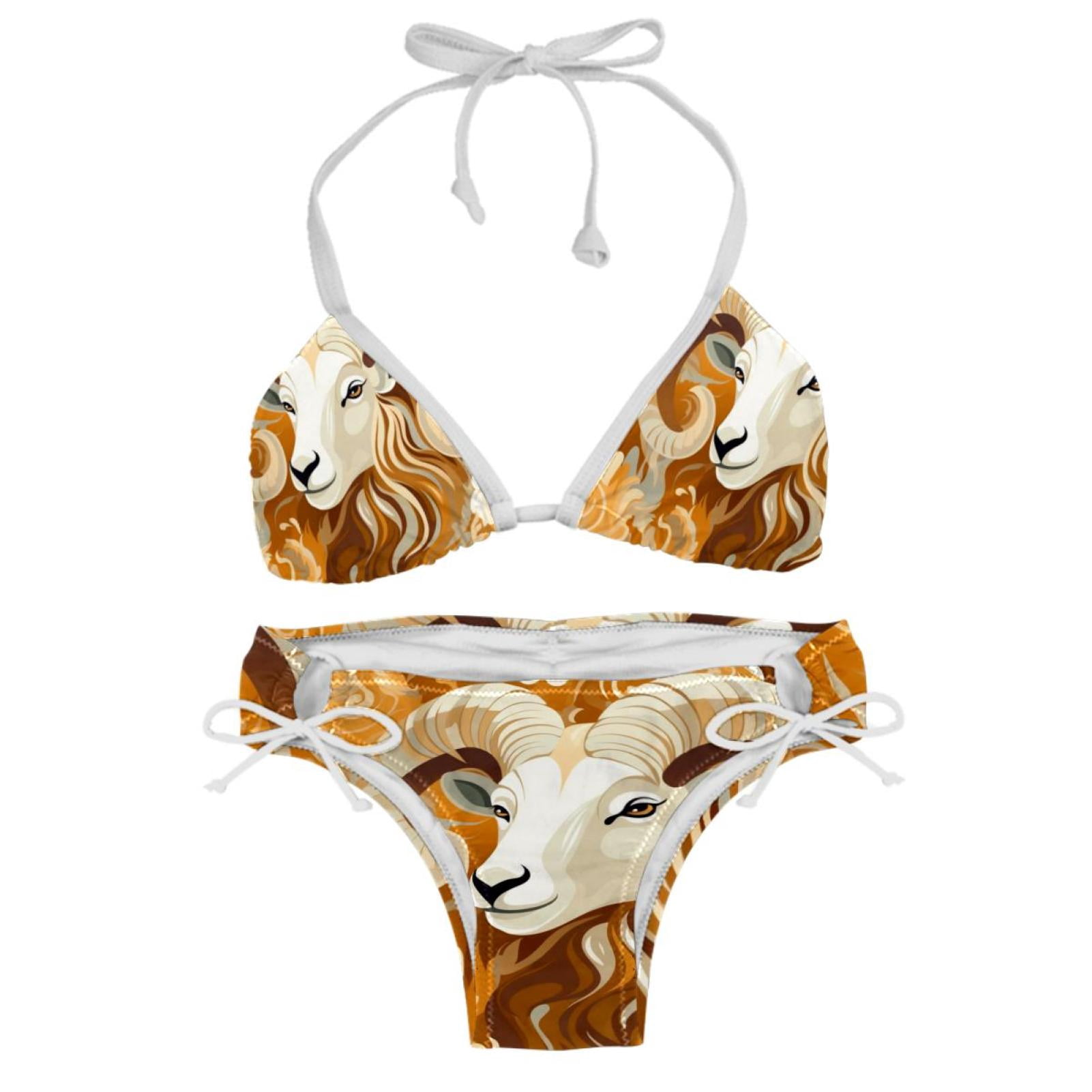 Aries Constellation Swimsuit Women Bikinis: Detachable Sponge ...