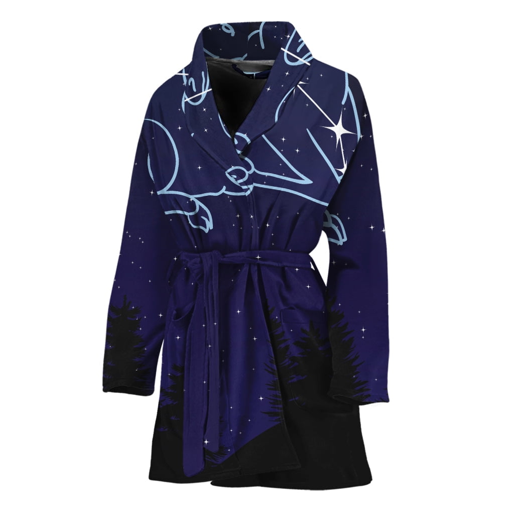 Aries Constellation Women Bathrobe One Size Univeral Fits, Zodiac ...
