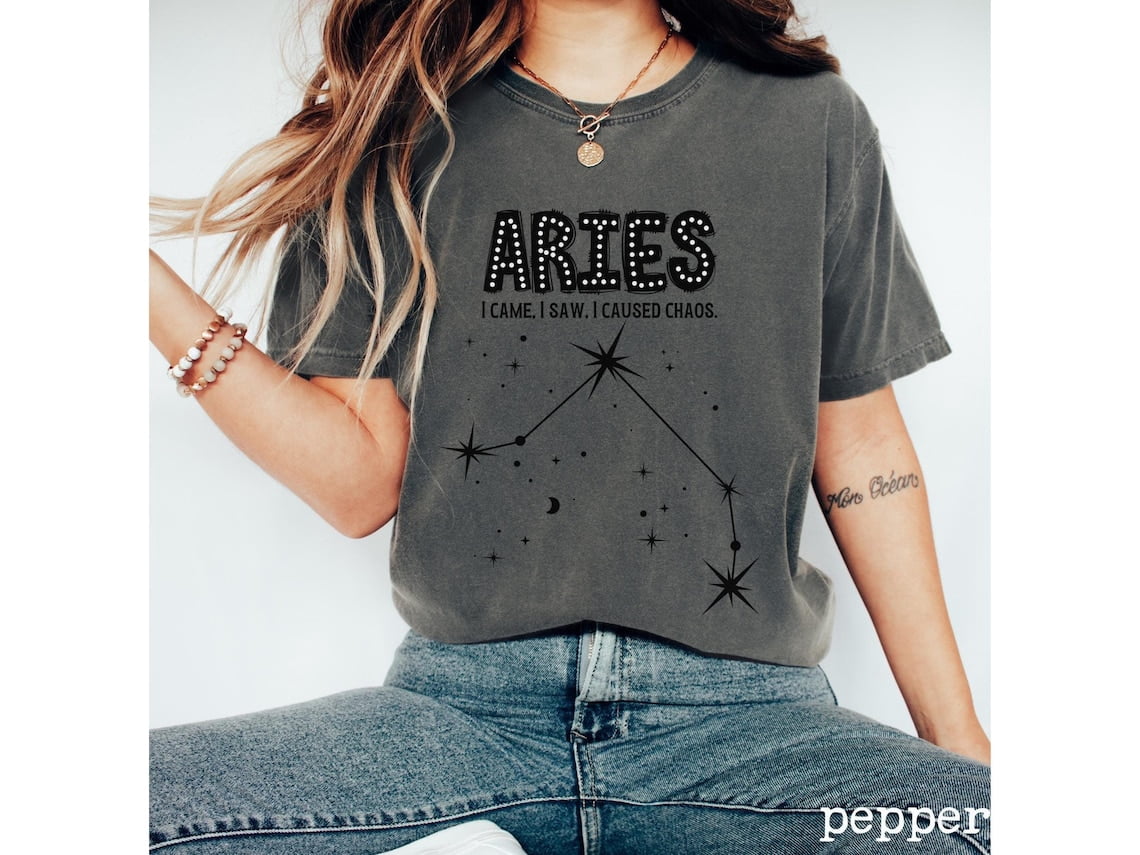 Aries For Aries Zodiac Shirt Aries Birthday Astrological astrology ...