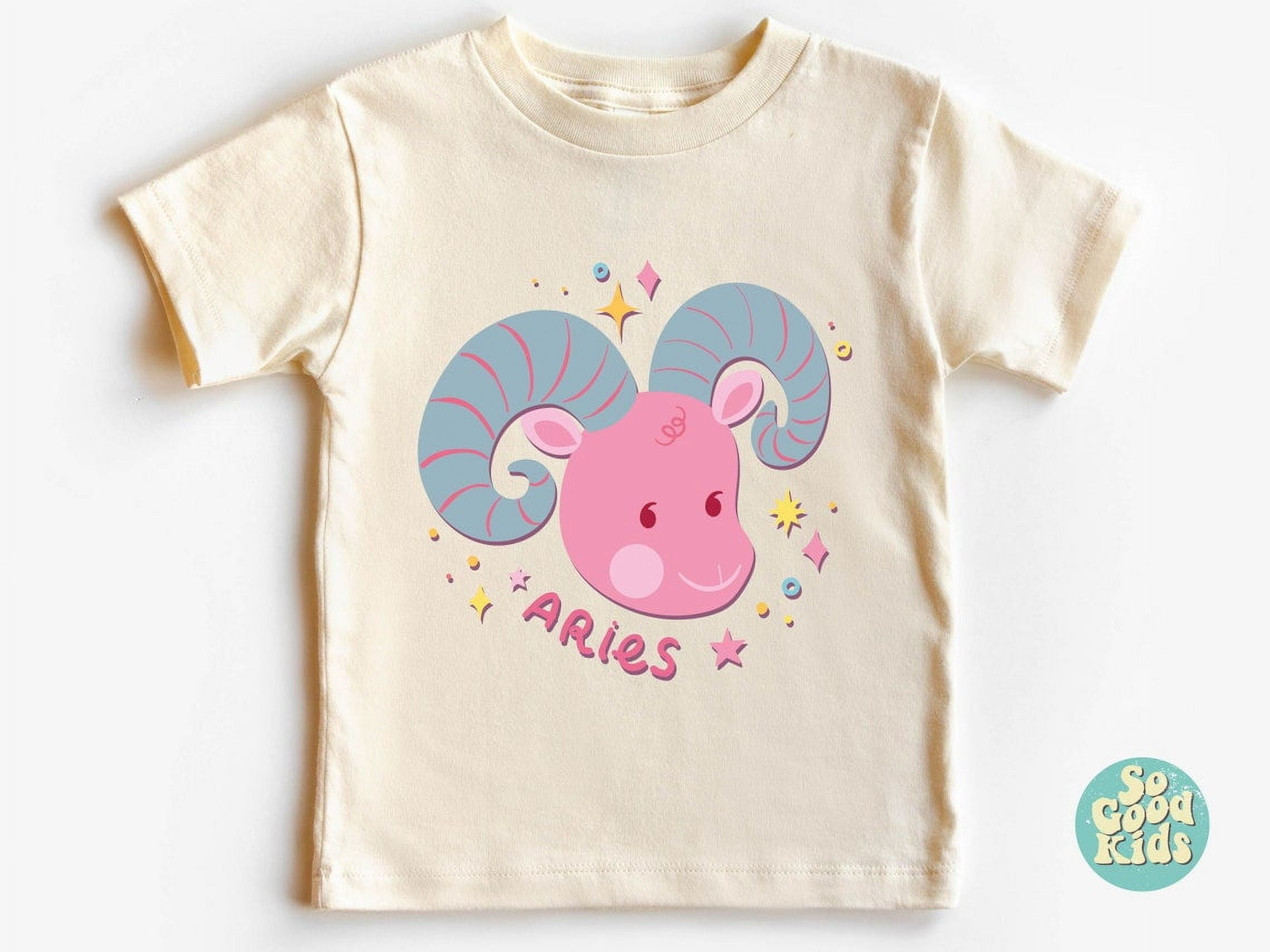 Aries Kids Shirt, Zodiac Toddler Shirt, Newborn Gift Idea, Toddler ...