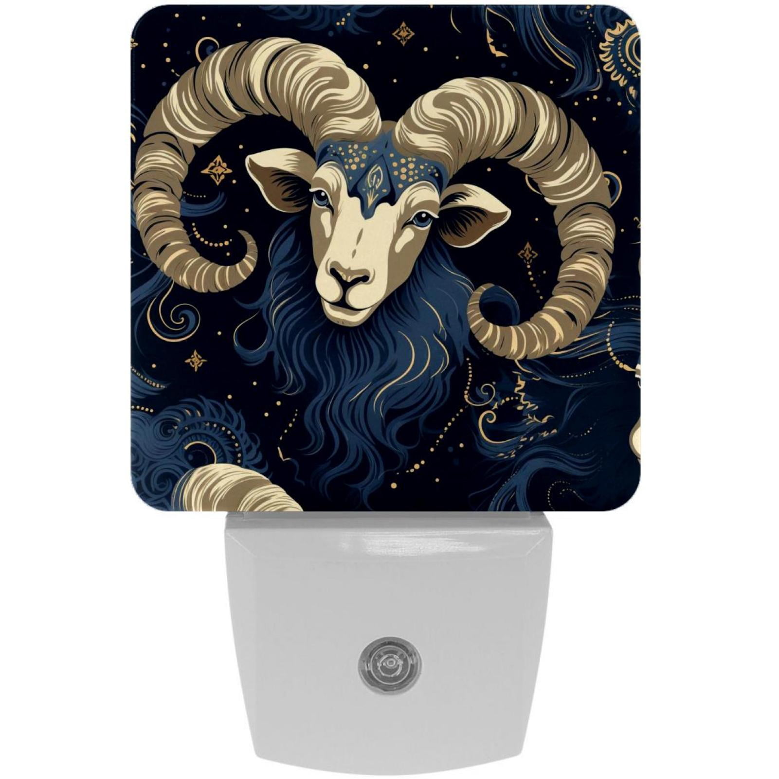 Aries LED Square Night Lights - Modern Design, Soft Glow, Energy ...