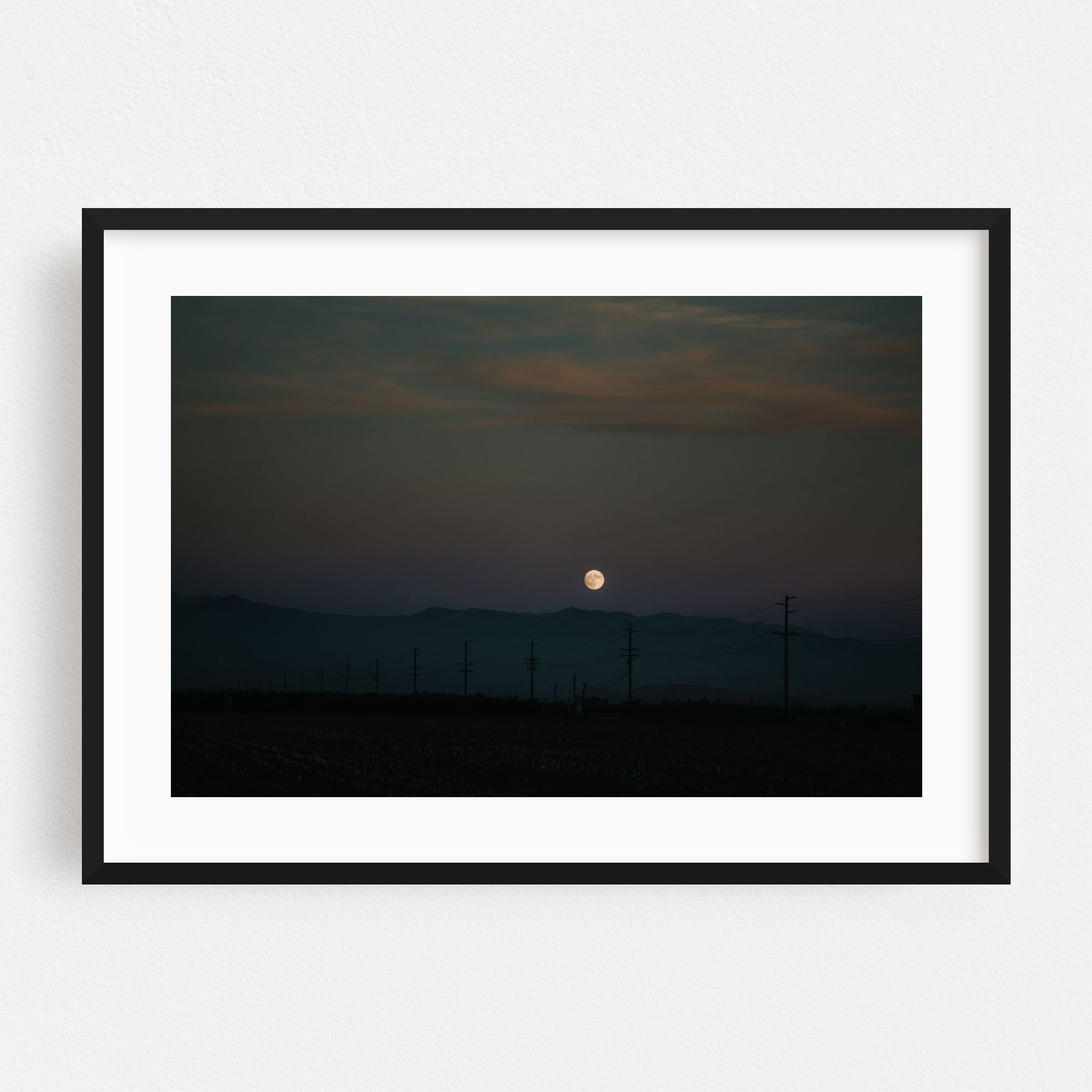 Aries Moon I - California Photography Moon Night Sky Landscape Nature ...