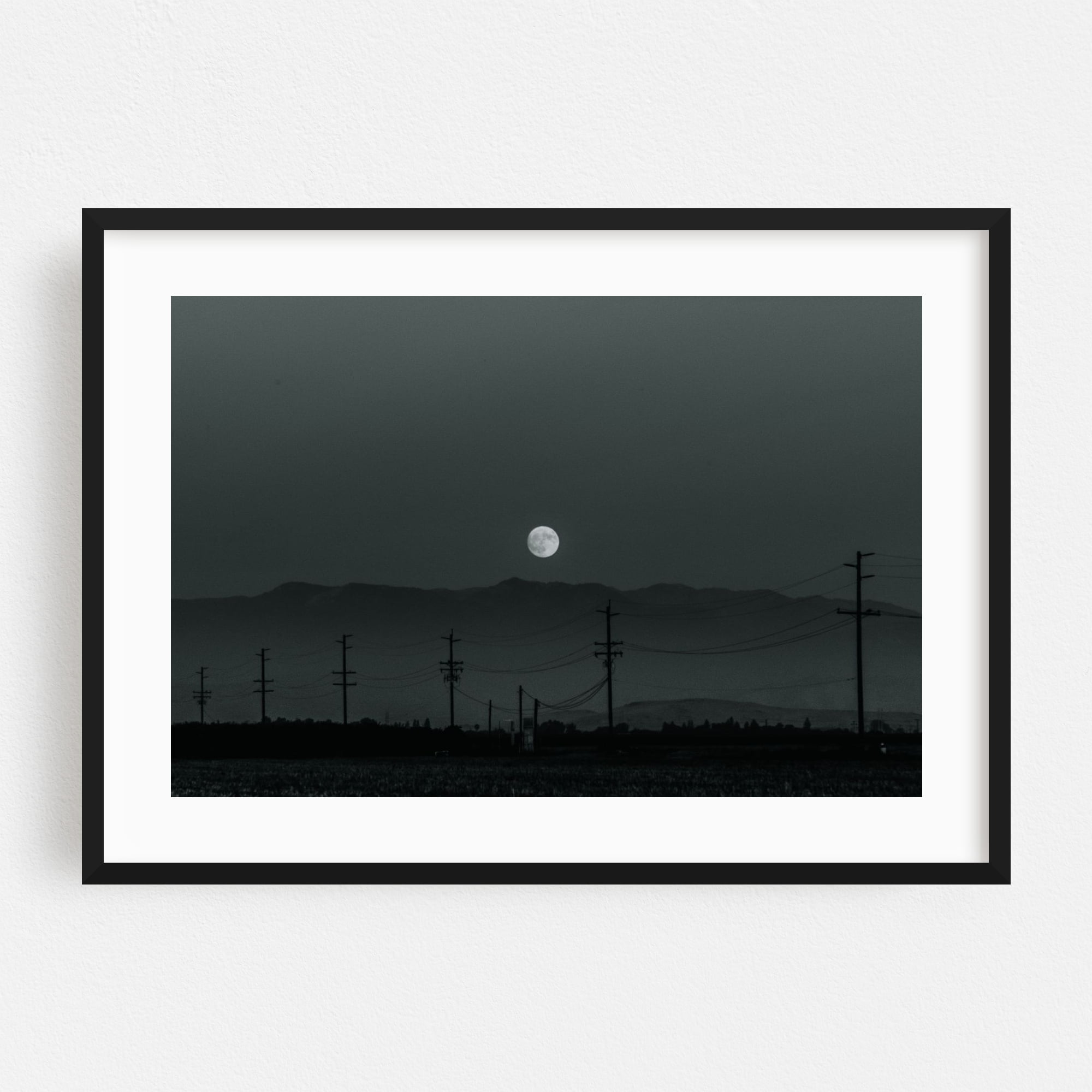 Aries Moon II - Photography Moon Night Sky Silhouette Landscape Rural ...