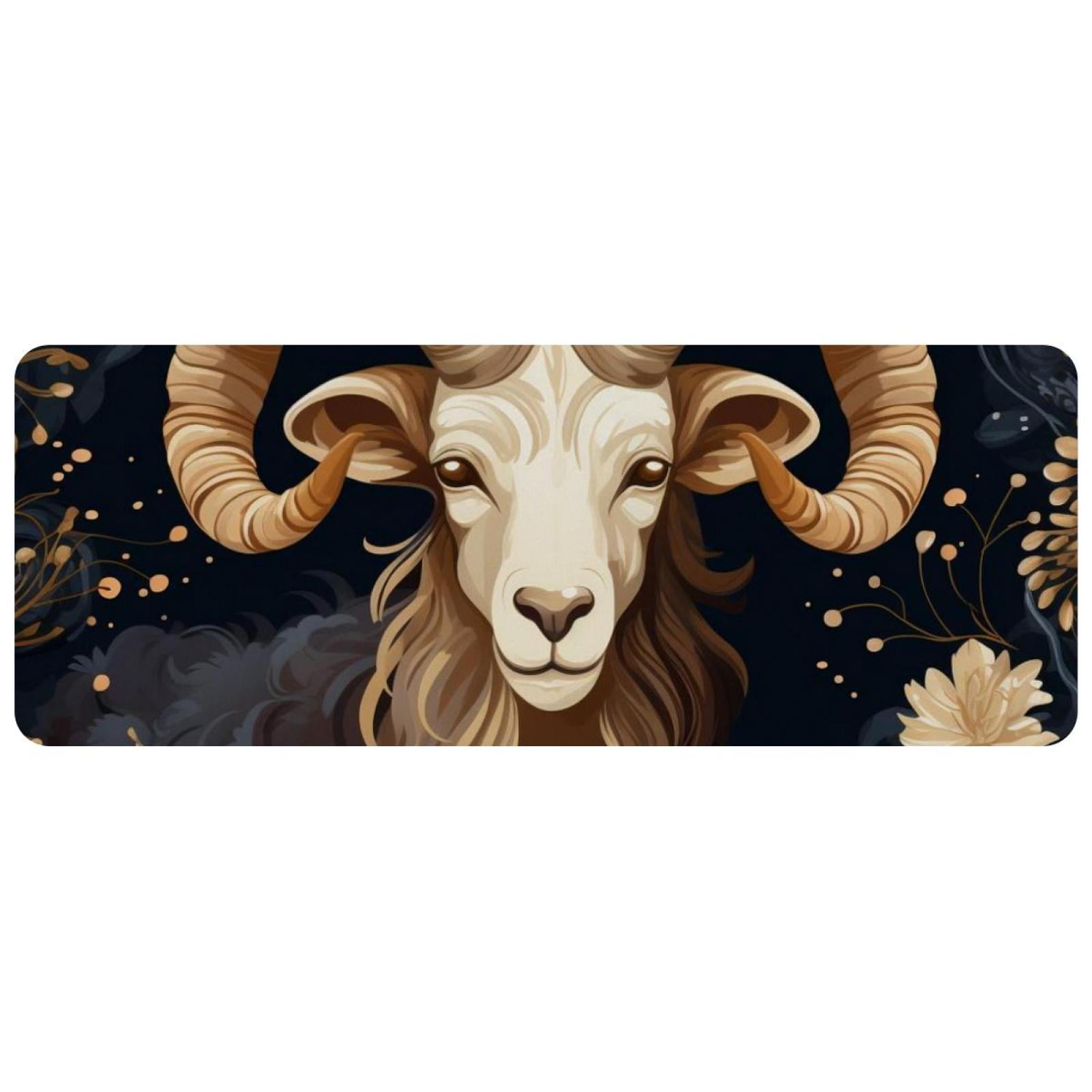 Aries Mouse Pad, Personality Design Rubber Base for Office Decor for ...