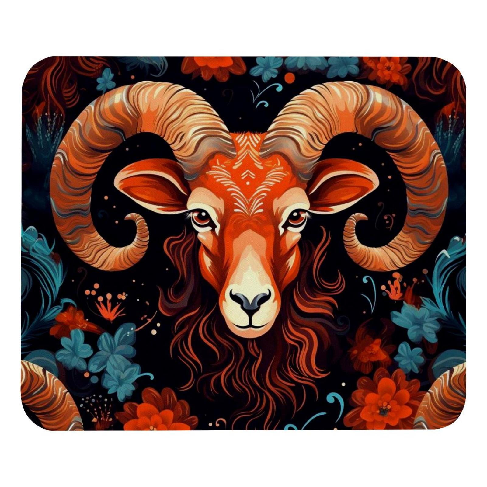 Aries Mouse Pad for Wireless Mouse Home Office Desk Laptop with Rubber ...