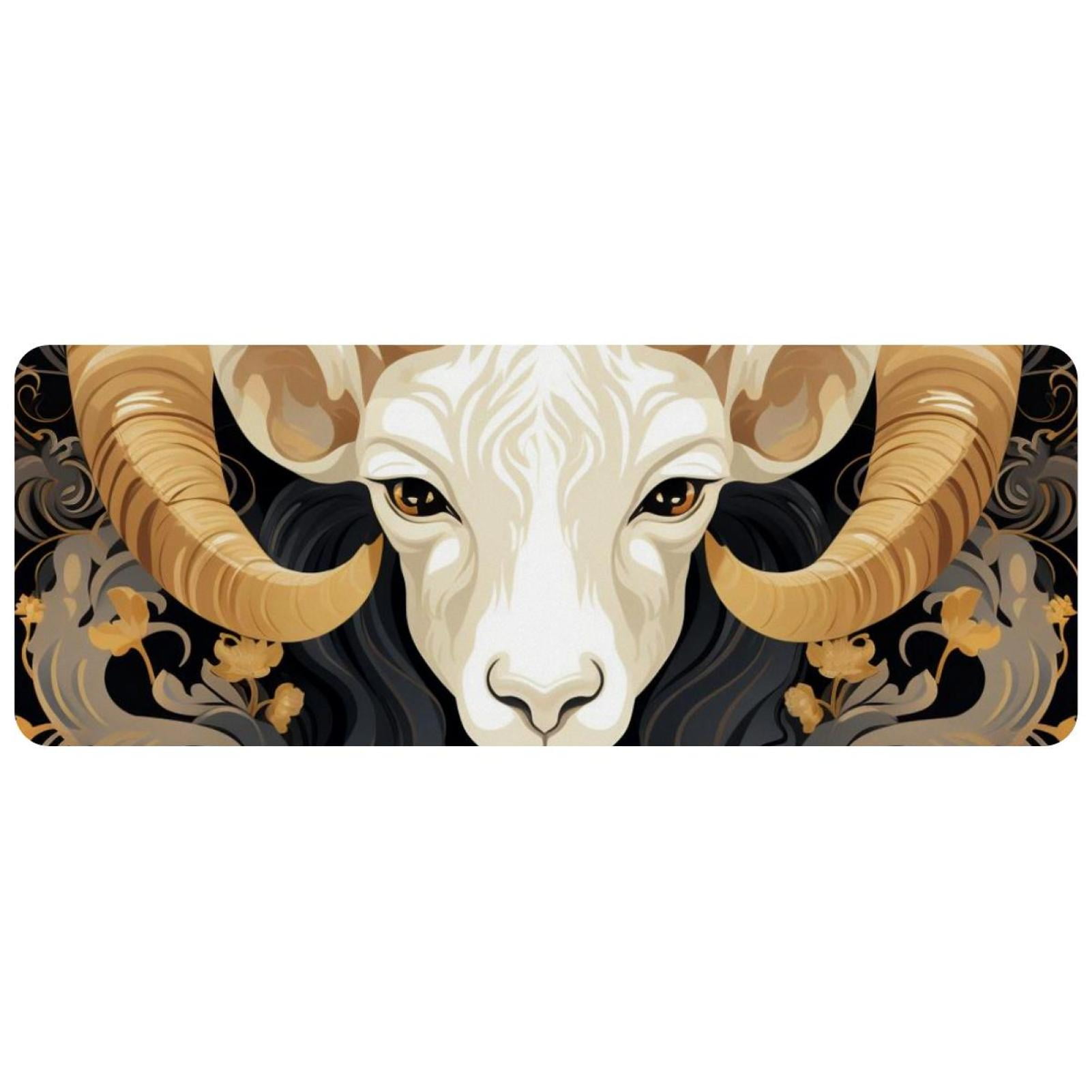 Aries Mouse Pad for Wireless Mouse Home Office Desk Laptop with Rubber ...