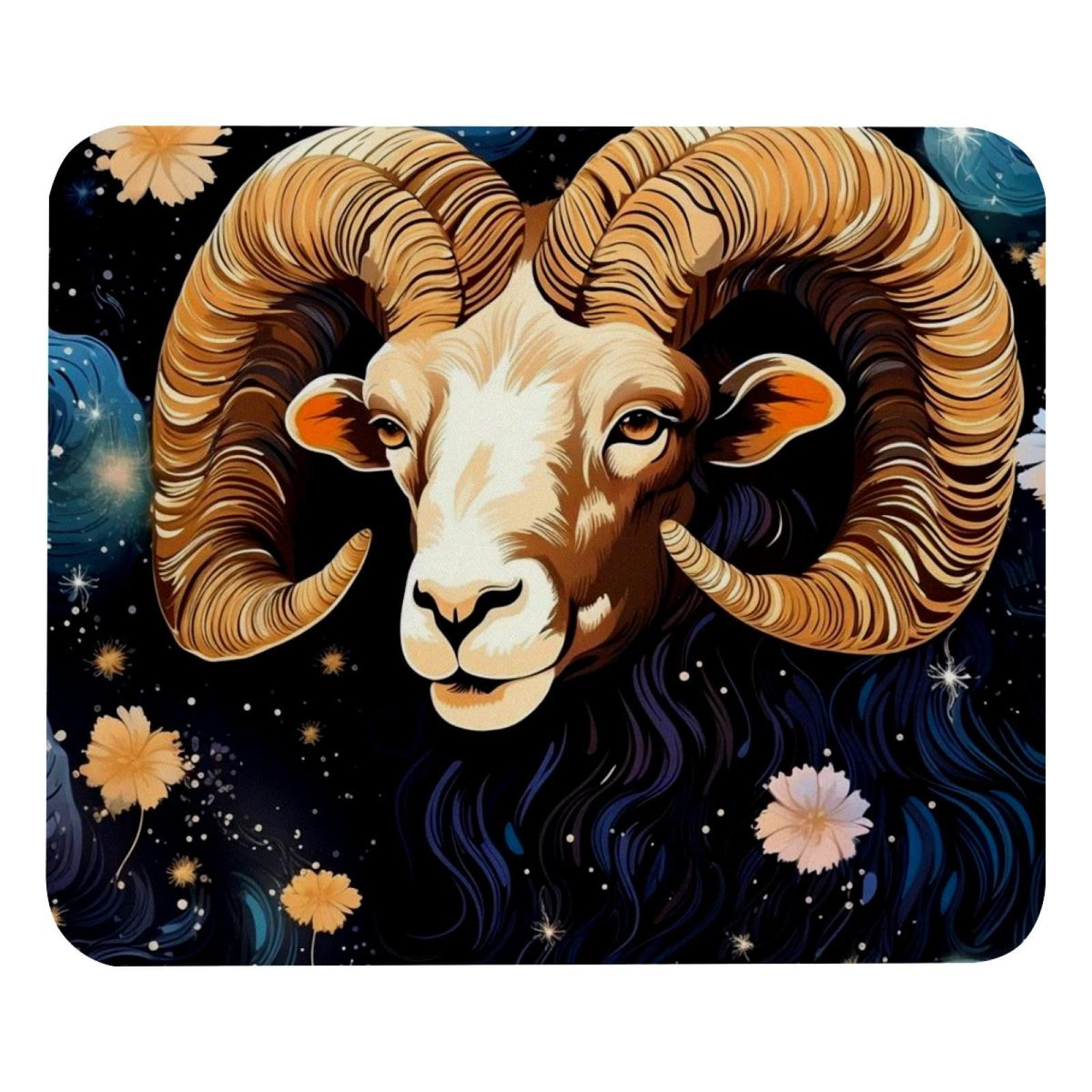 Aries Mouse Pad for Wireless Mouse Home Office Desk Laptop with Rubber ...