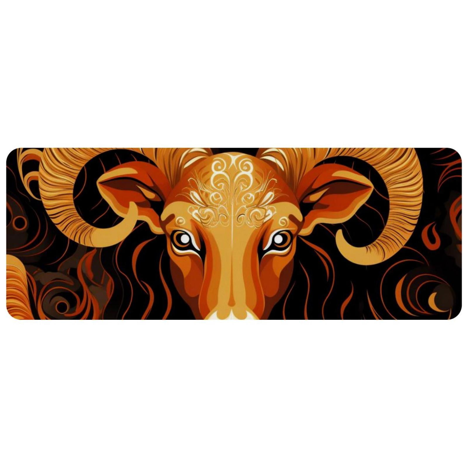 Aries Mouse Pad for Wireless Mouse Home Office Desk Laptop with Rubber ...