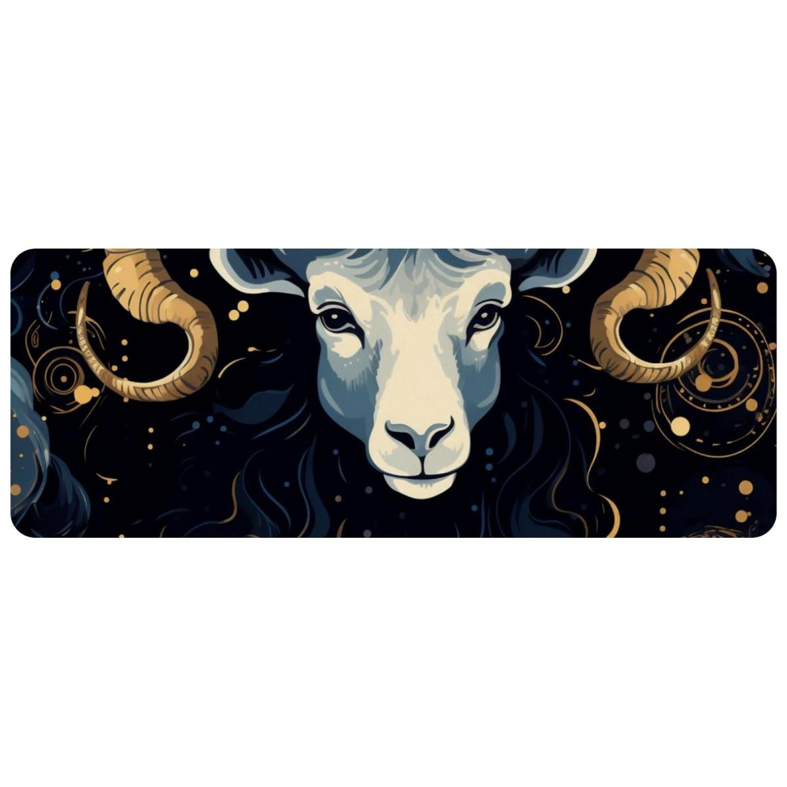 Aries Mouse Pad for Wireless Mouse Home Office Desk Laptop with Rubber ...