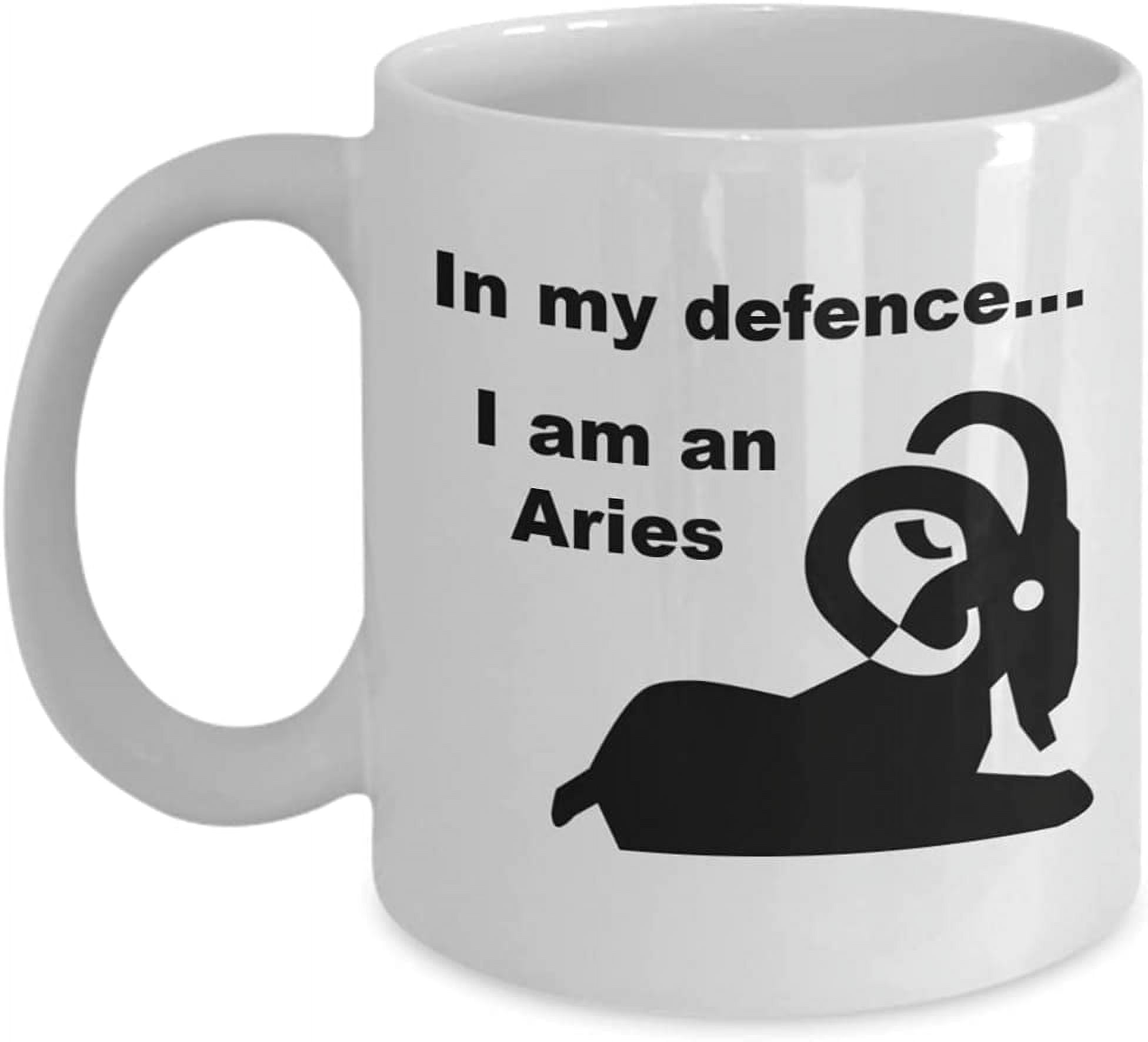 Aries Mug, Aries Coffee Mug, Zodiac Tea Cup, March April Birthday ...