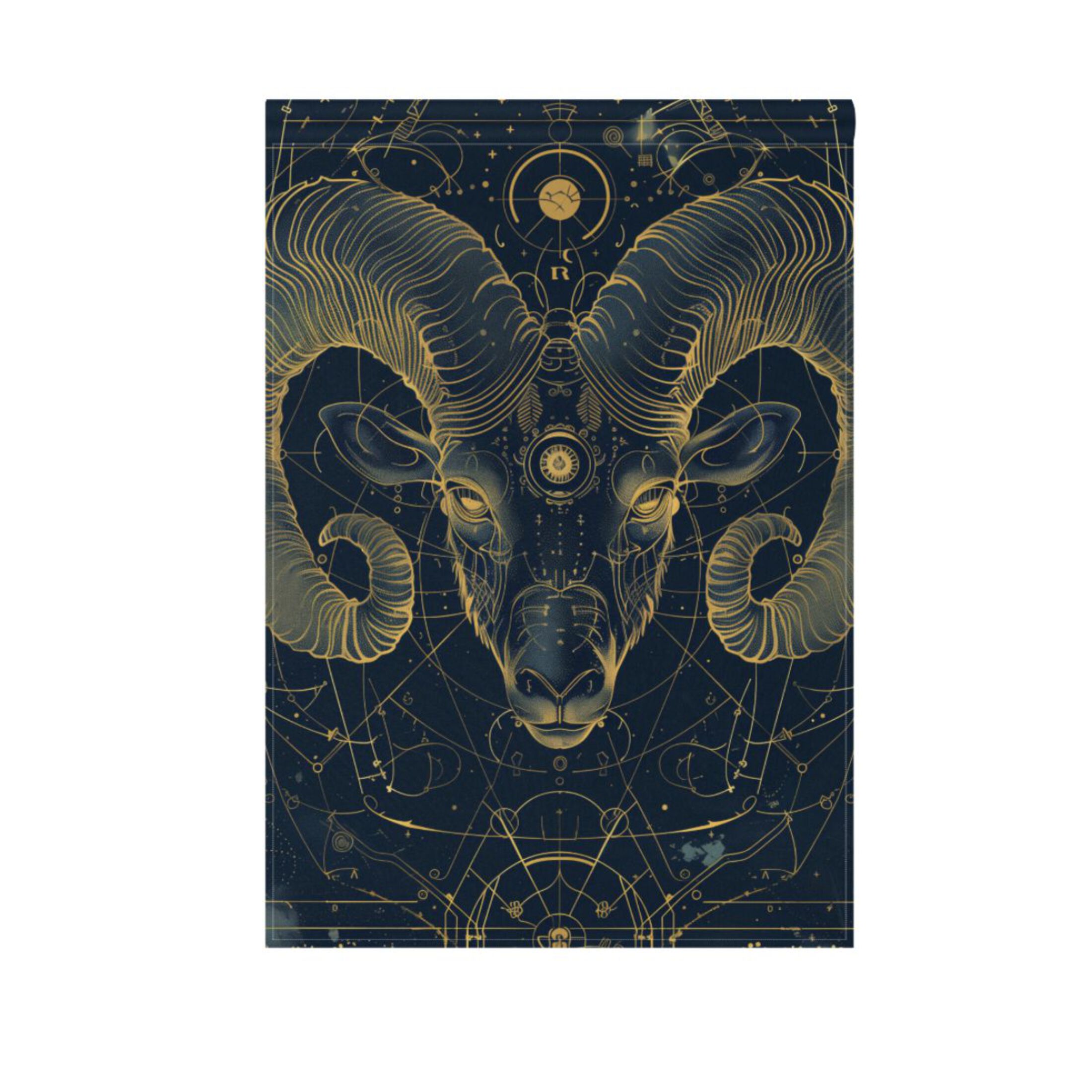 Aries Of Zodiac Garden Flag 28X40 Double Sided Yard Flags for Outside ...