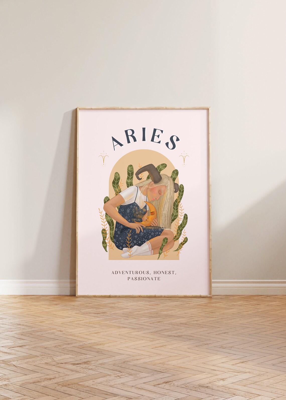 Aries Print, Aries Print, Zodiac Print, Zodiac , Astrology Print, Star ...