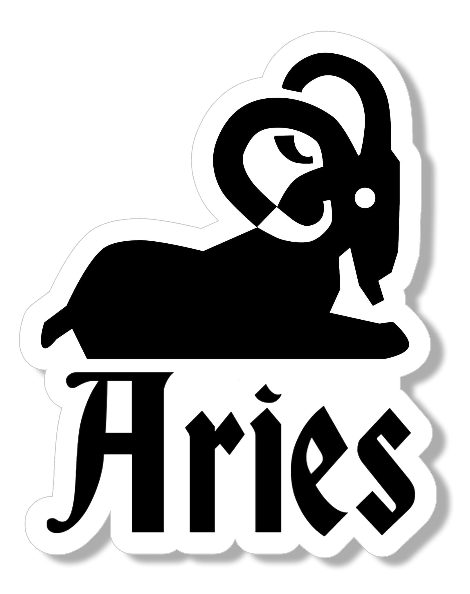 Aries Ram Zodiac Astrological Astrology Car Truck Vinyl Sticker Decal 3 ...
