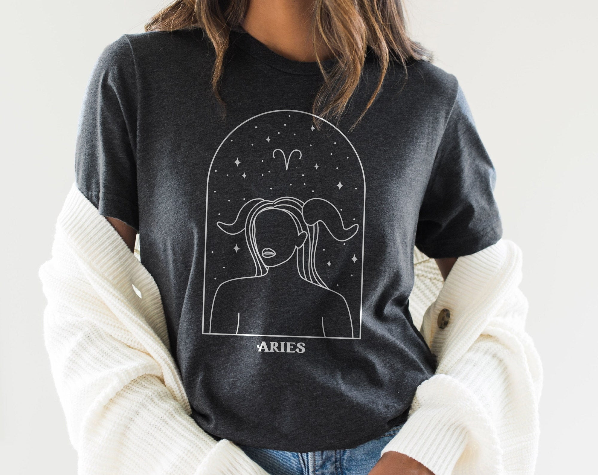 Aries Shirt Zodiac Gift for Her Aries Shirt Women amp Men Aries Zodiac ...