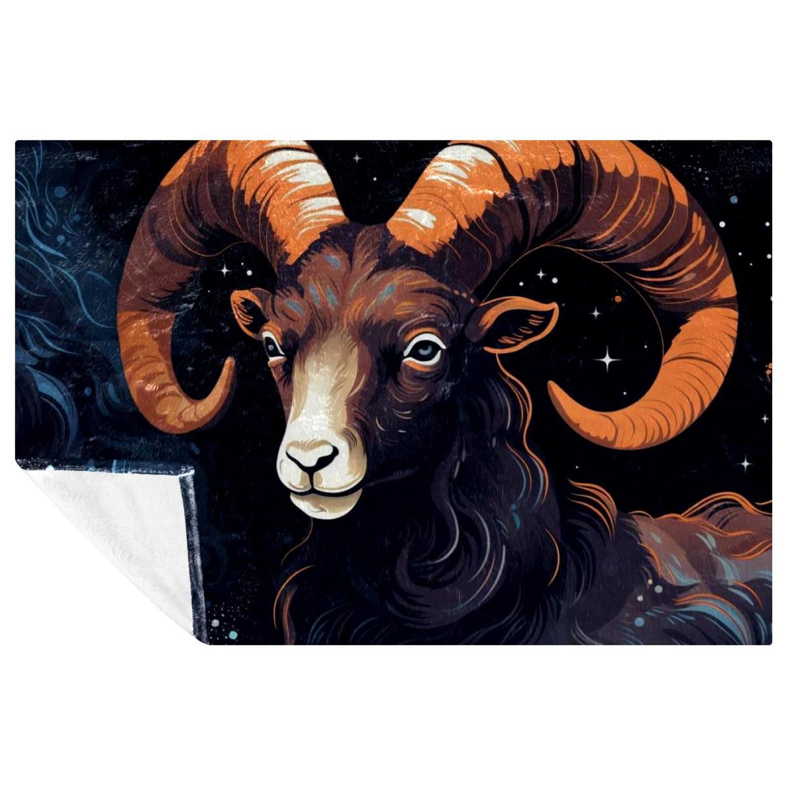 Aries Soft and Warm Microfiber Custom Blanket, Printed Throw Blanket ...