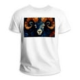 Aries Stylish White 100% Cotton T-Shirt for Men - Classic Summer Tee ...