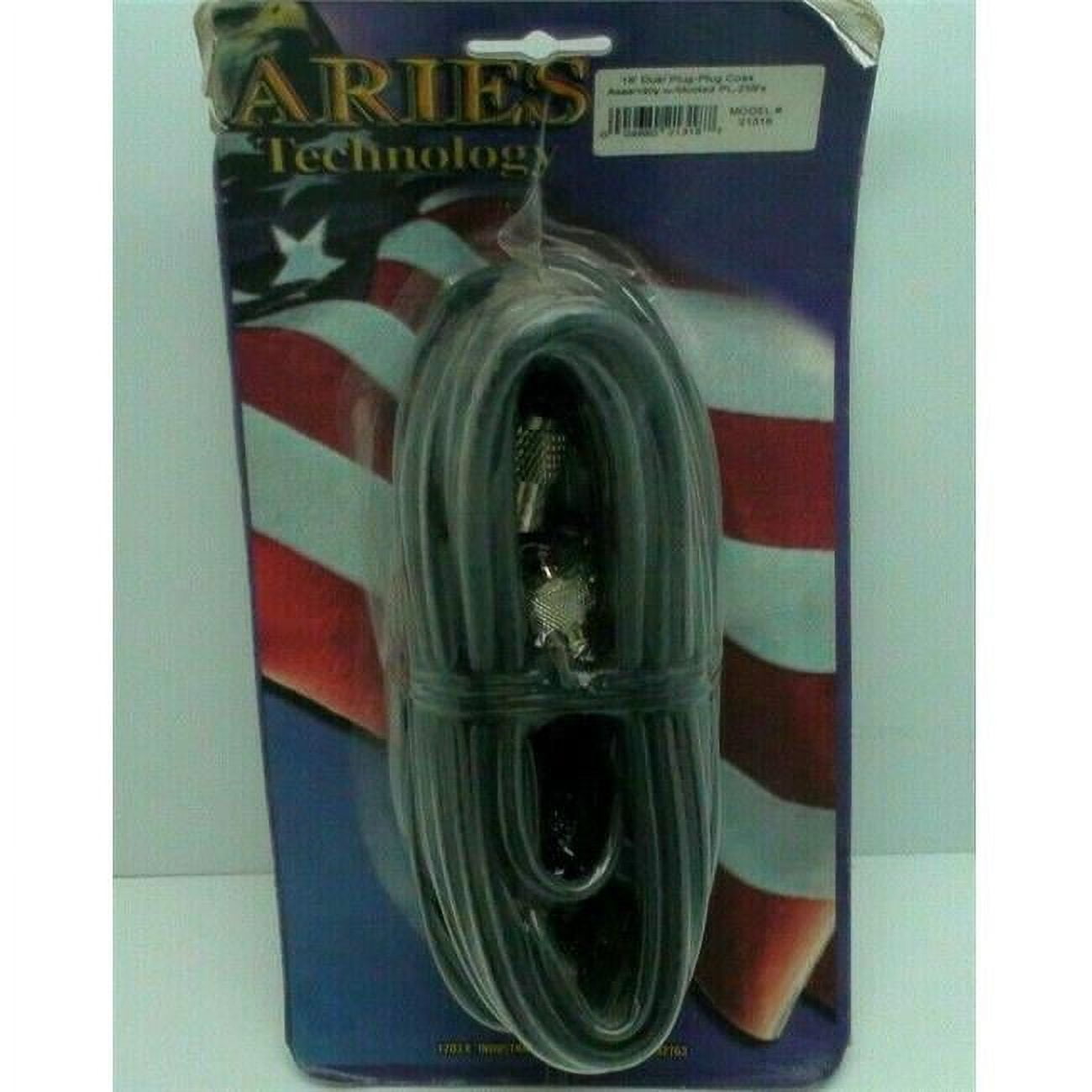 Aries Technology A-3PPC 3 ft. Belden Plug-Plug 95 Percent Clear Cable - Walmart.com