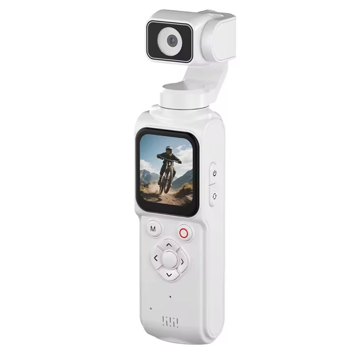 Aries Ultra HD 4k Pocket Gimbal Vlogging Camera - White - Walmart.com