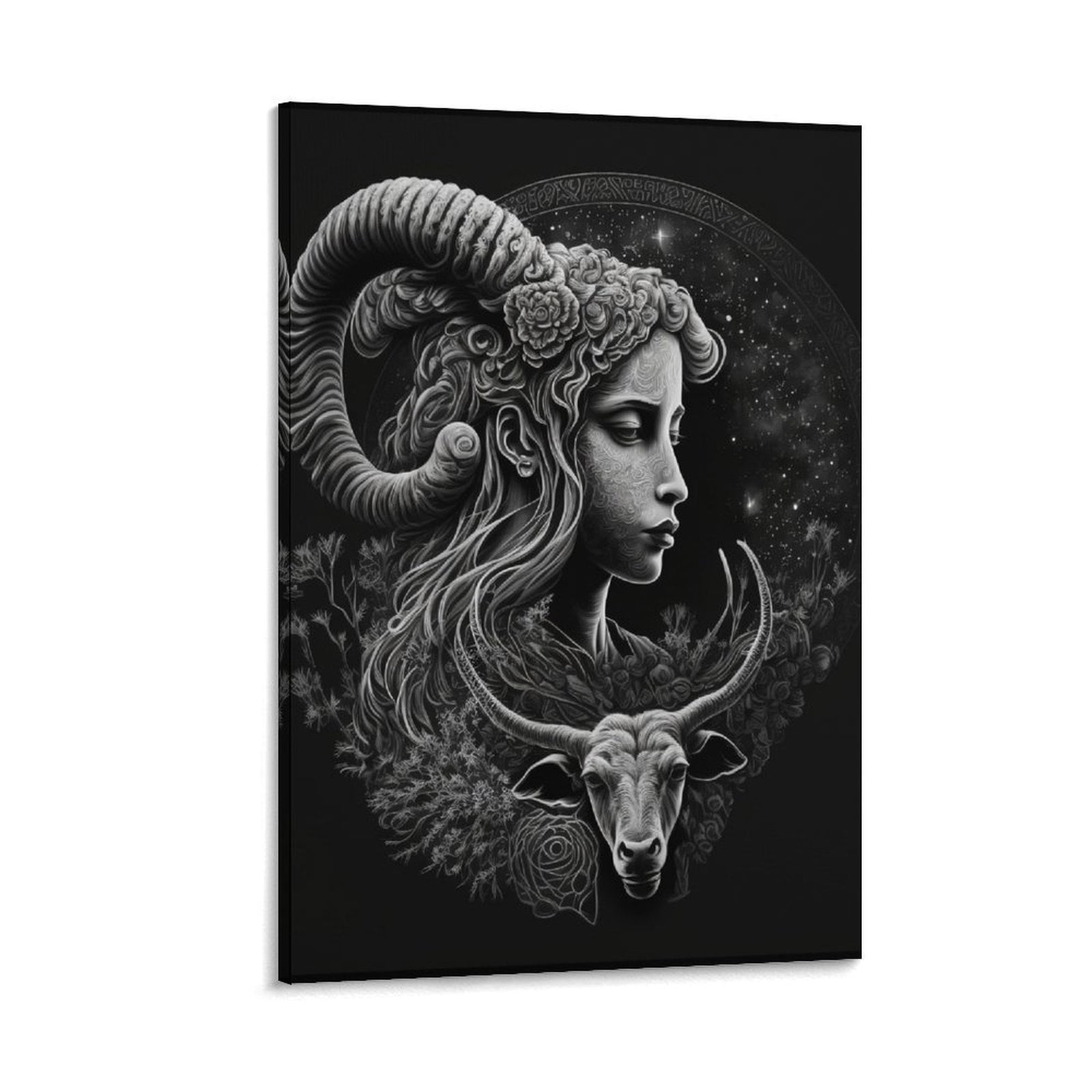 Aries Zodiac Art Poster Picture Print Wall Art Poster Painting Canvas ...
