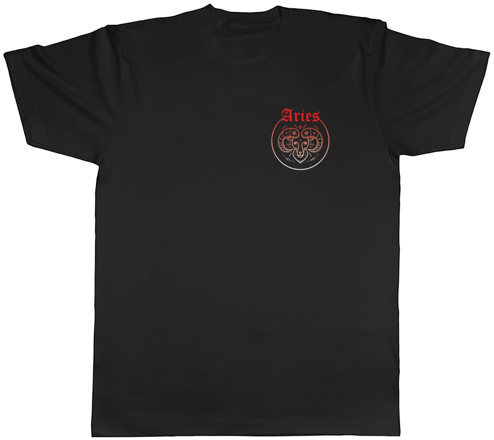 Aries Zodiac Astrology Ram Graphic Unisex T-Shirt, S-5XL - Walmart.com