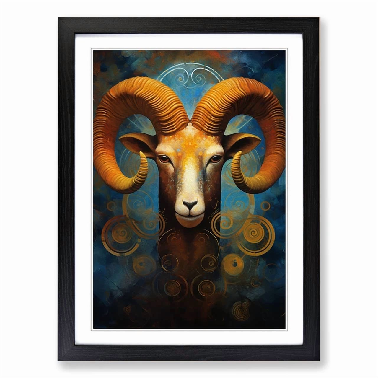 Aries Zodiac Modern No.2 Wall Art Print Poster Home Decor Art Home ...